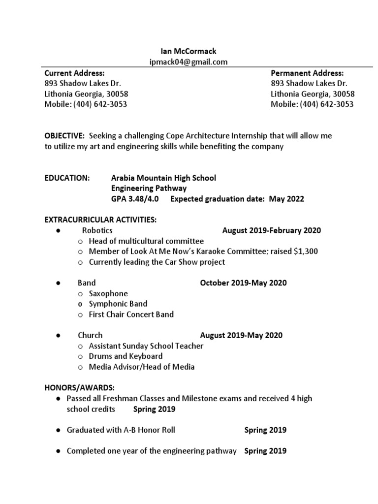 Ian Mccormack-Resume | PDF