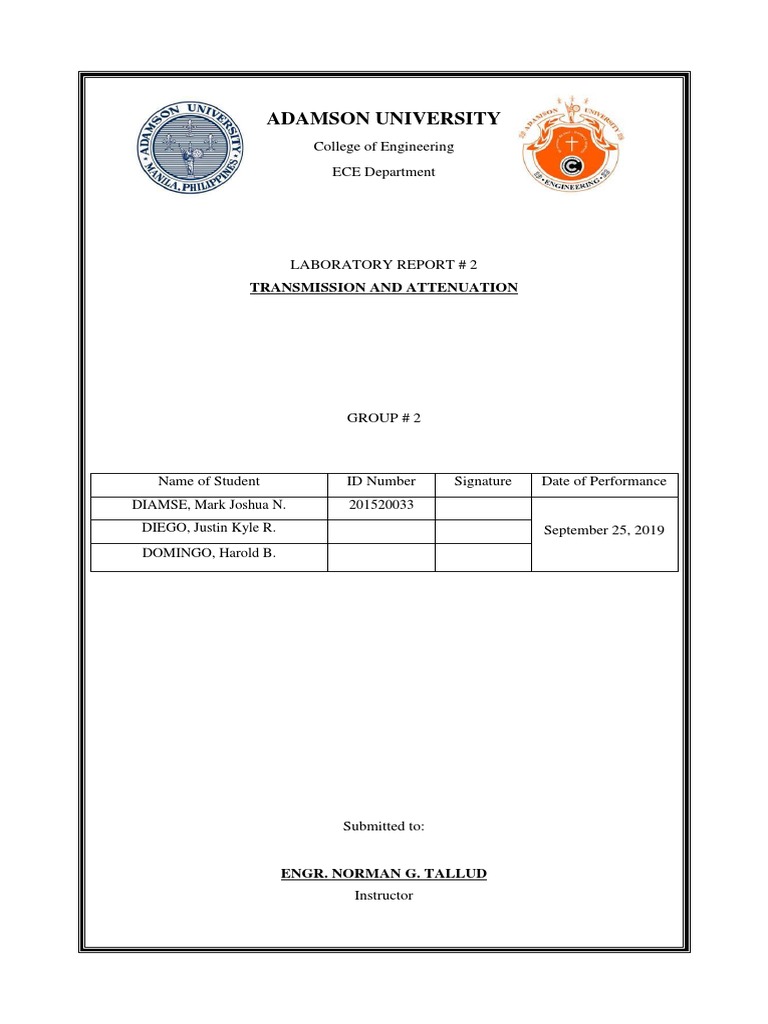 Transmission Media and Antenna Expt. #2 FINAL | Download Free PDF | Transmission Line | Digital ...
