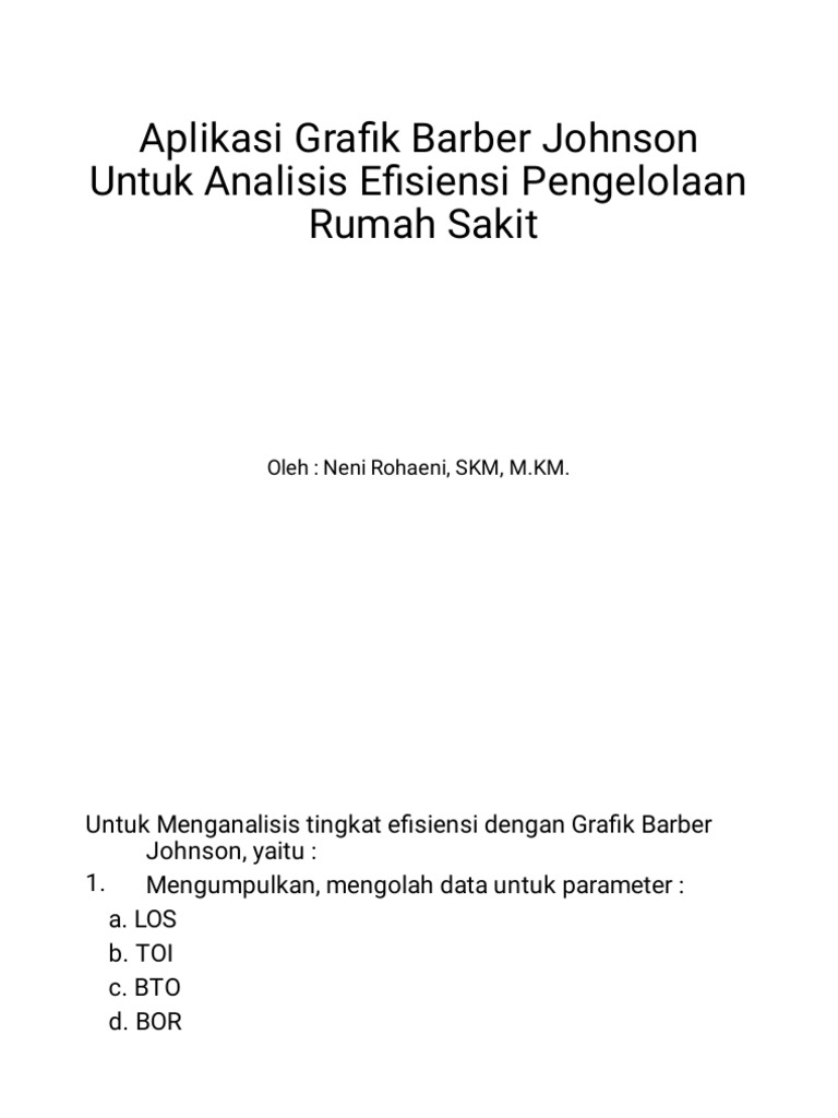 Aplikasi Grafik Barber Johnson | PDF