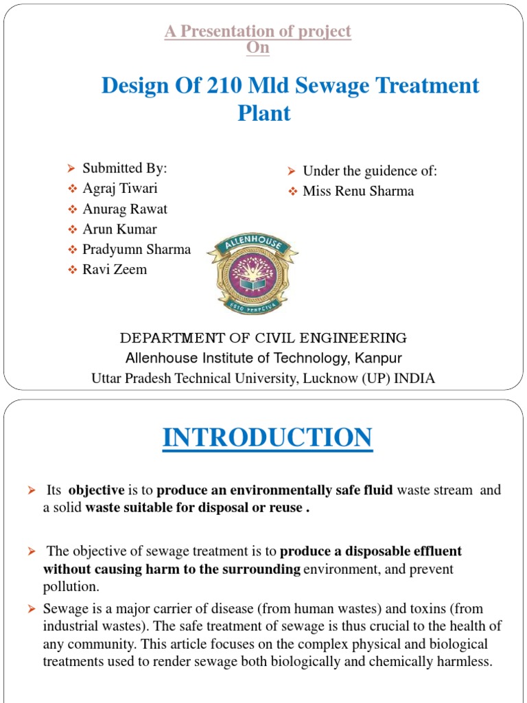 WATER Treatment Process | PDF | Sewage Treatment | Wastewater