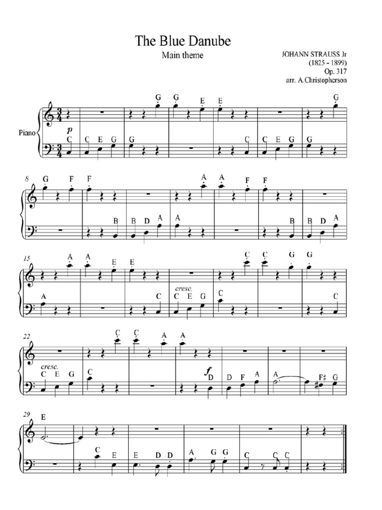 The Blue Danube | PDF