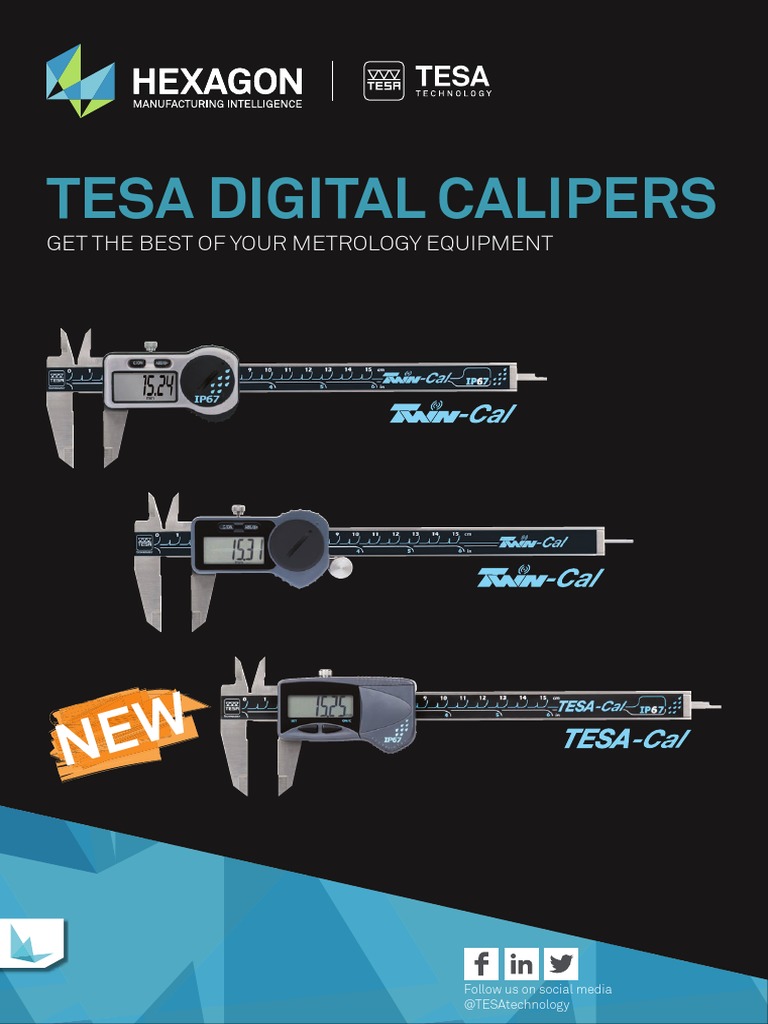 Tesa - Suwmiarki Elektroniczne TESA-CAL IP67 - 2019 EN | PDF ...