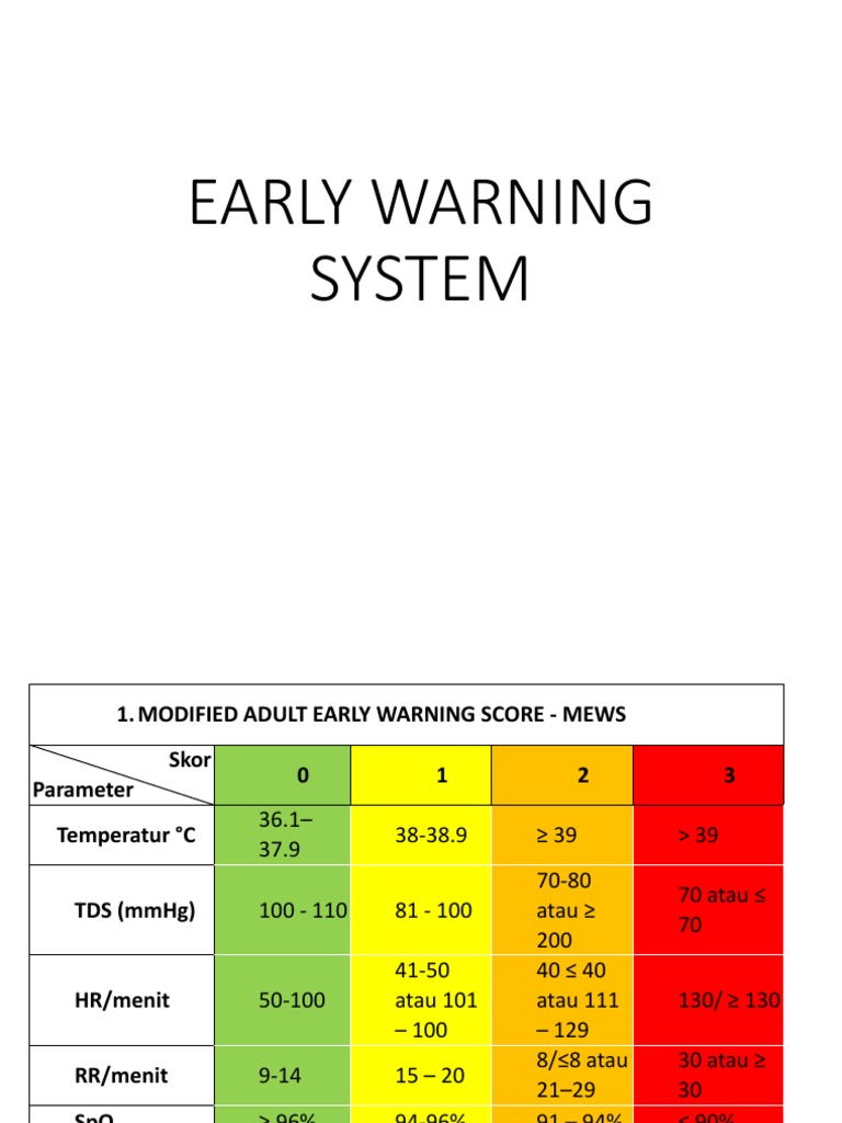 Presentation MEWS | PDF