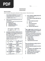 Science Form 2 Paper 1 Exam Question | PDF | Rainforest | Skin