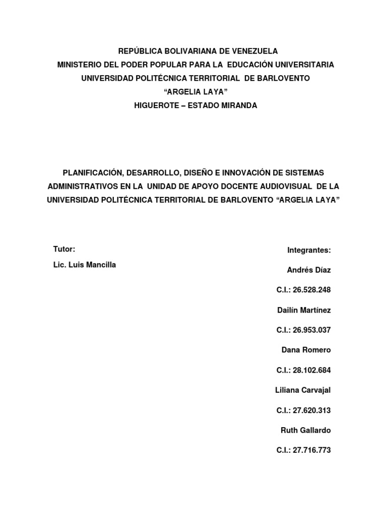 Proyecto Ruth Gallardo (Casi Terminado) | PDF | Computación en la nube | Planificación
