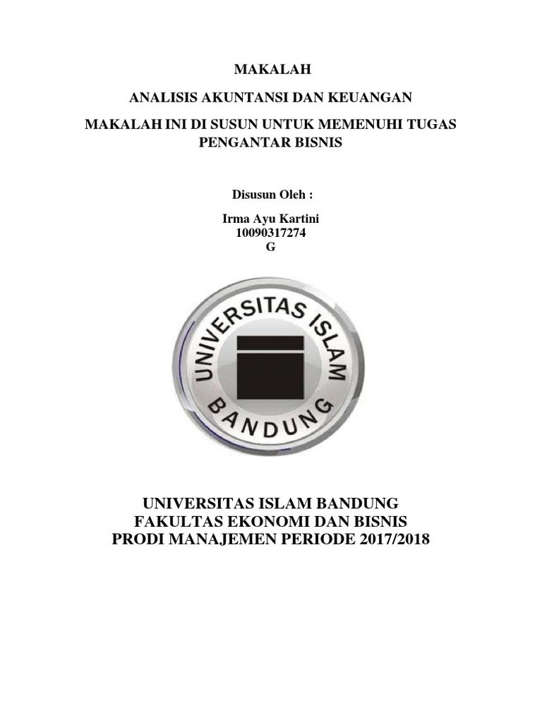 Analisis Akuntansi Dan Keuangan | PDF