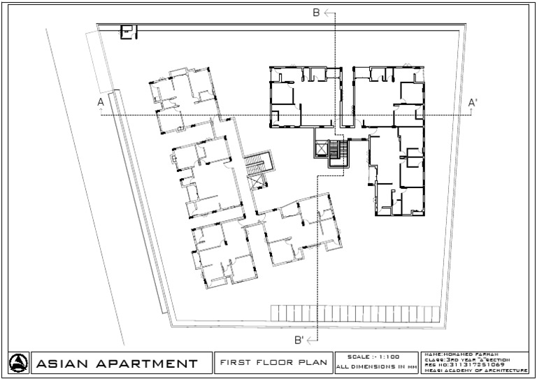 Floor Plan Apartment-Model PDF | PDF