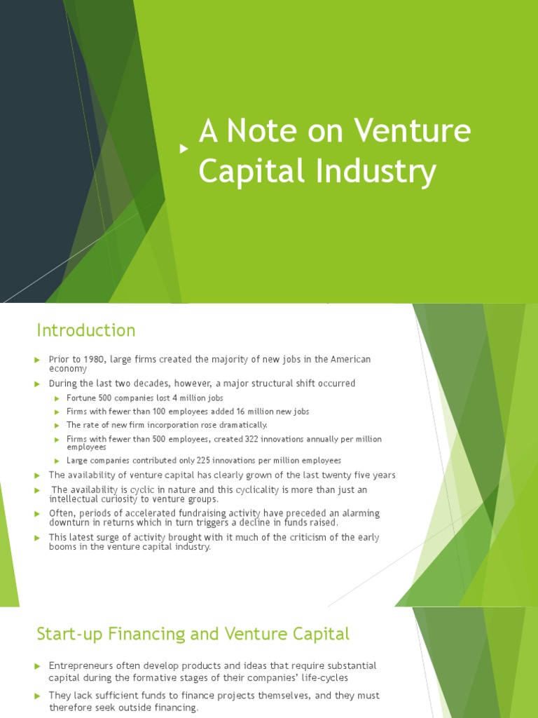 Overview of Venture Capital Dynamics | PDF | Venture Capital ...