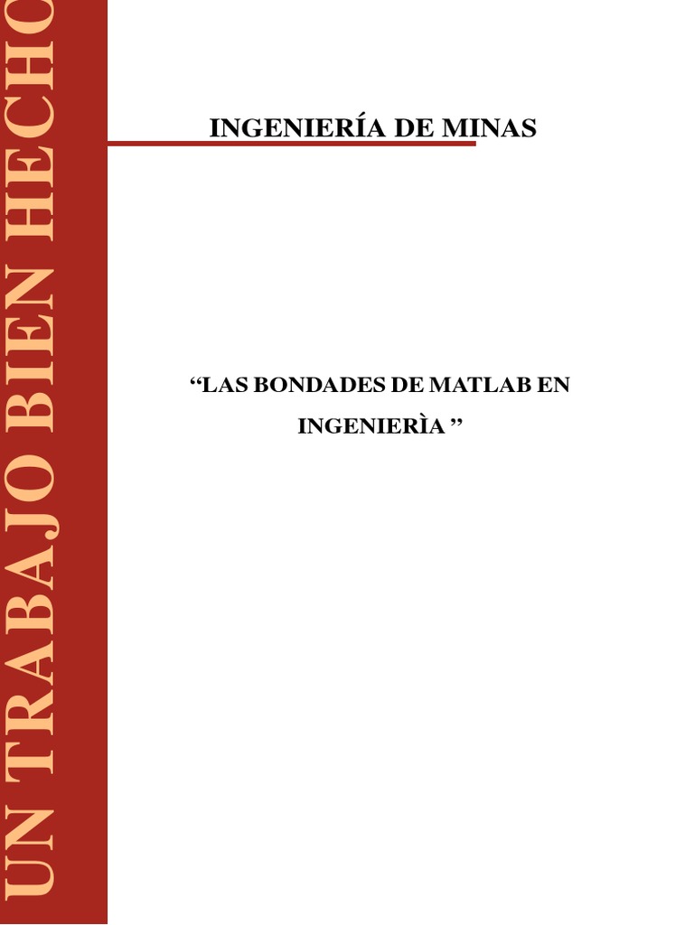 Trabajo:matlab, Su Importancia y Utilidades | PDF | Matlab | Análisis ...