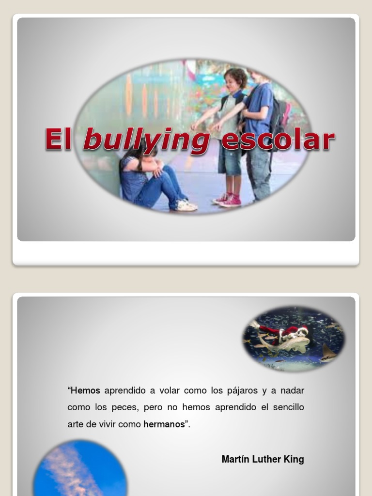 Entendiendo el Bullying Escolar | PDF | Violencia | Agresión