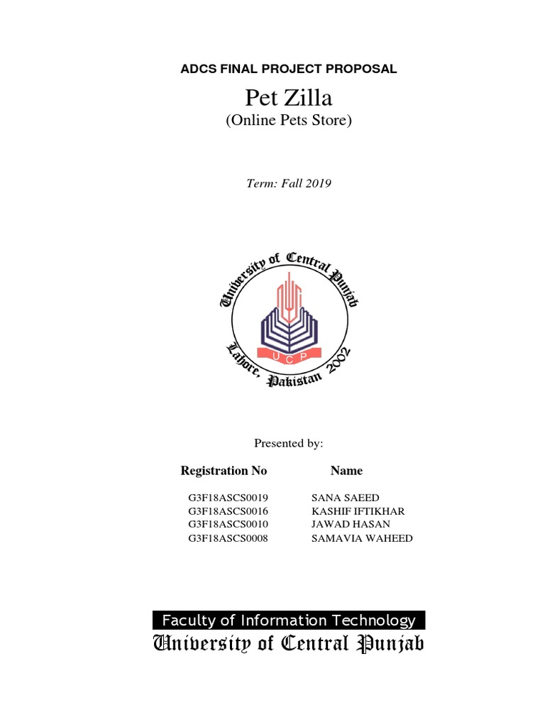 Pet Zilla: Online Pet Store Proposal | PDF | E Commerce | Websites