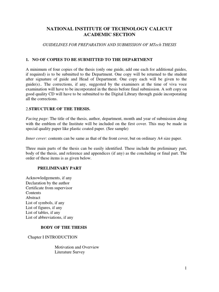 MTech Thesis Format | PDF | Times New Roman | Thesis