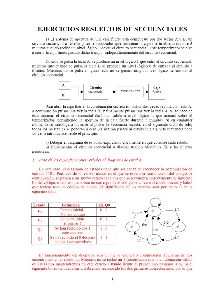 Ejercicios Resueltos de Secuenciales PDF | PDF