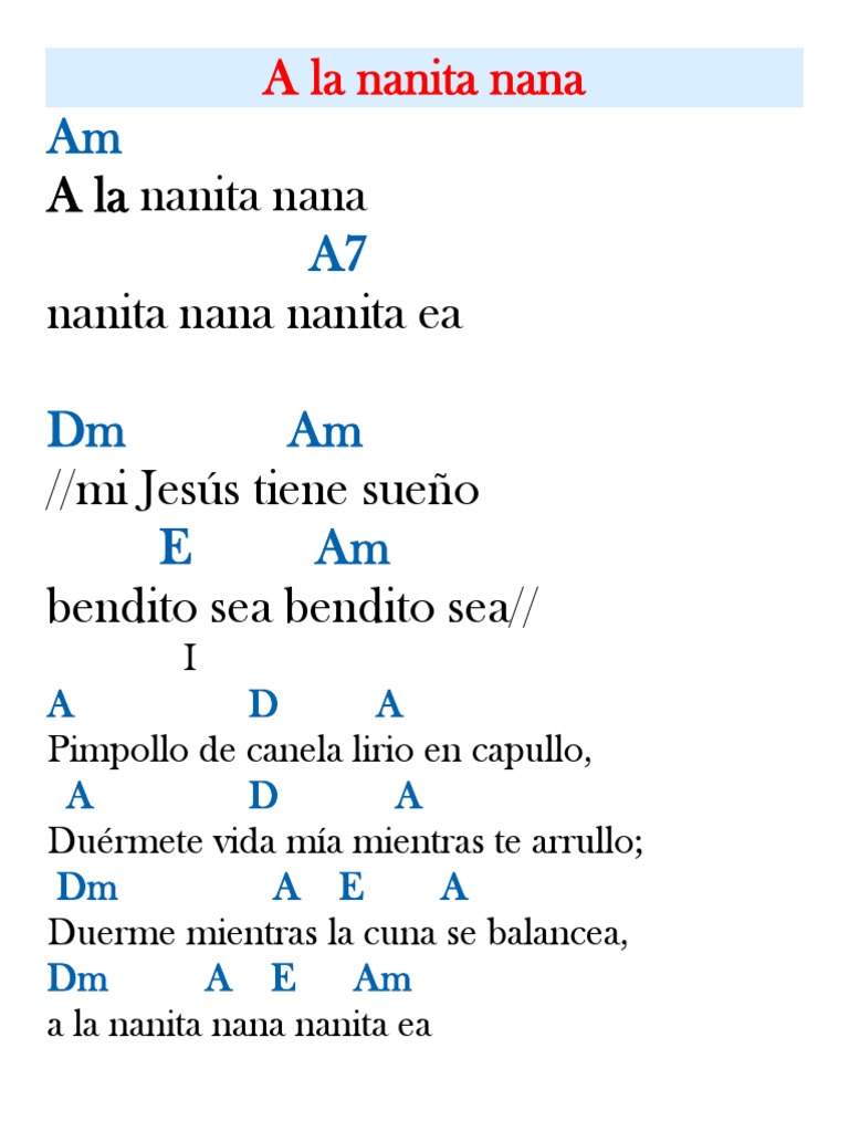 A La Nanita Nana | PDF