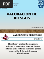 Valor y Jerarquización Del Riesgo | PDF | Valor en riesgo | Riesgo