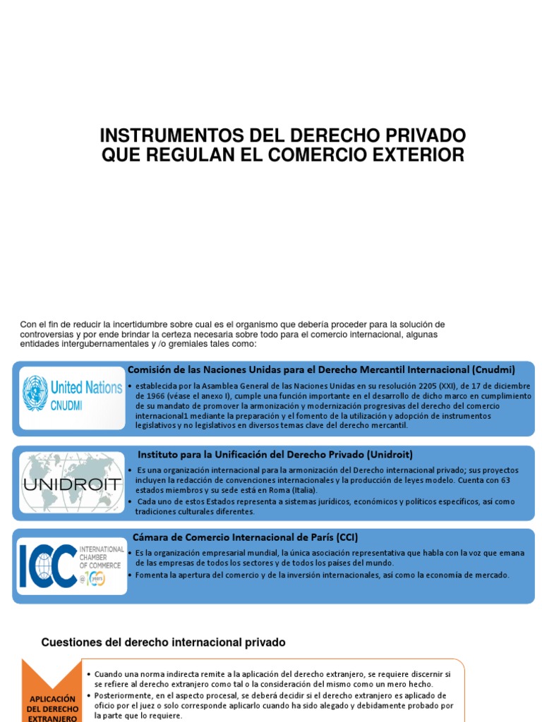 Instrumentos Comercio Exterior | PDF | Información del gobierno | Justicia
