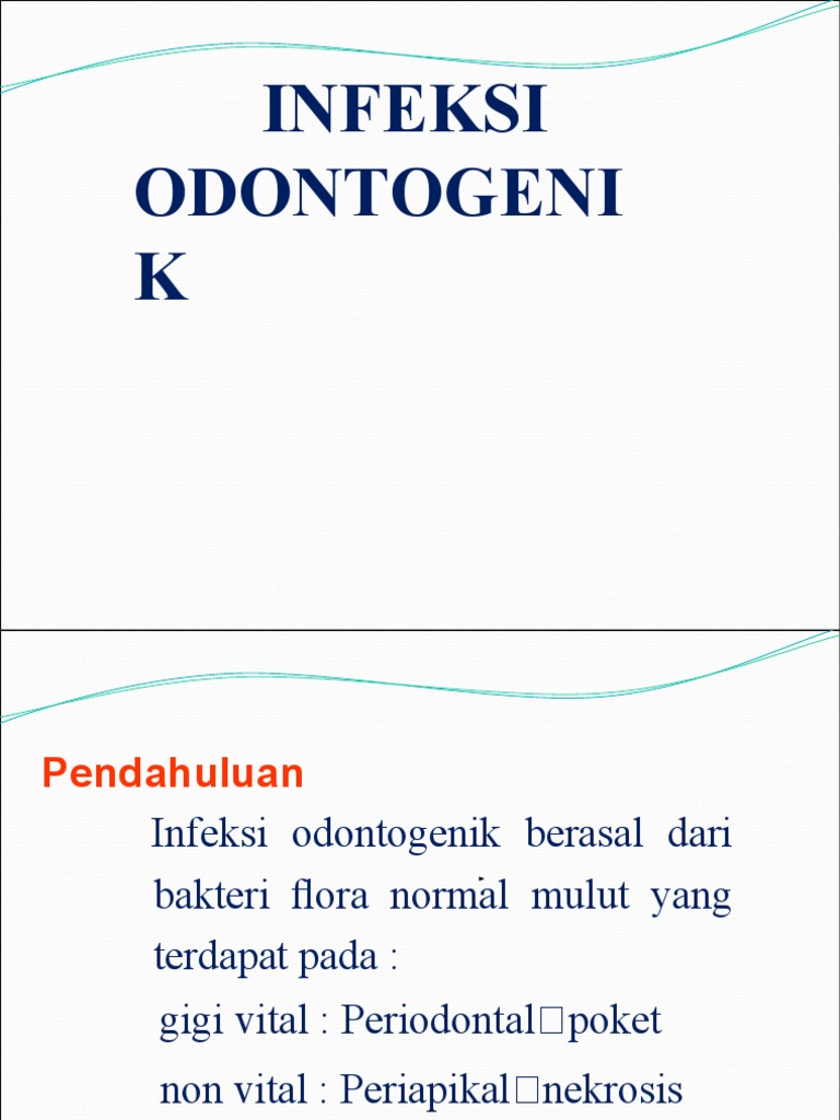 Infeksi Odontogenik | PDF | Sains & Matematika