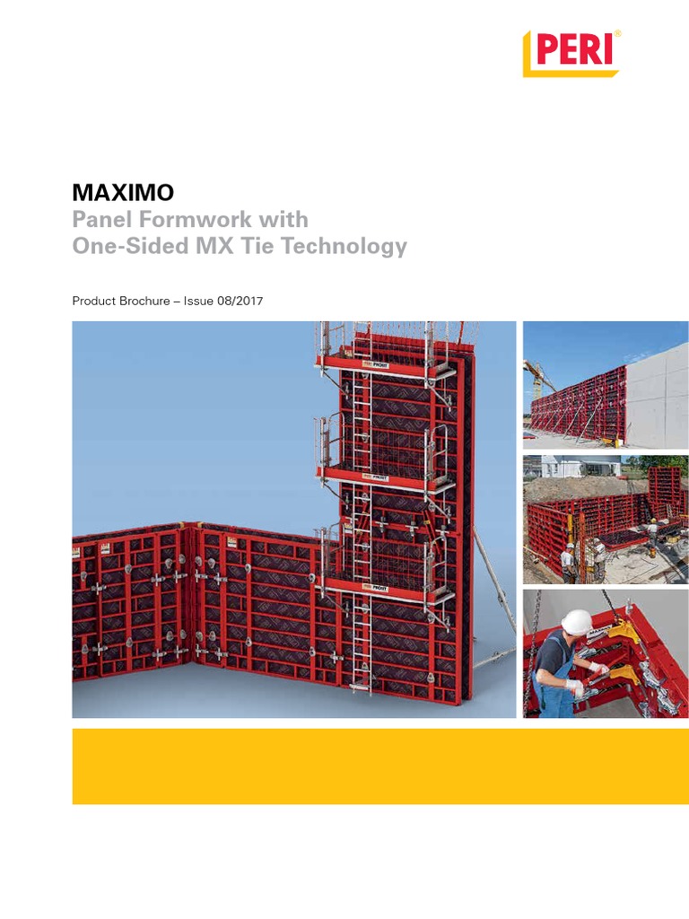 MAXIMO Panel Formwork | PDF | Scaffolding | Concrete