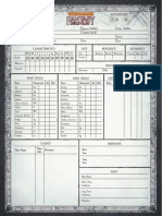 WH40K Imperium Maledictum Character - Sheet - Fillable | PDF