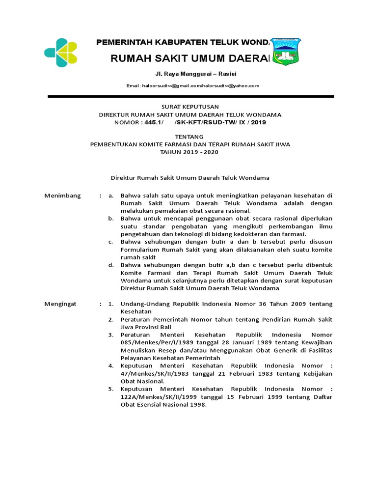 SK KFT | PDF | Pengembangan Diri