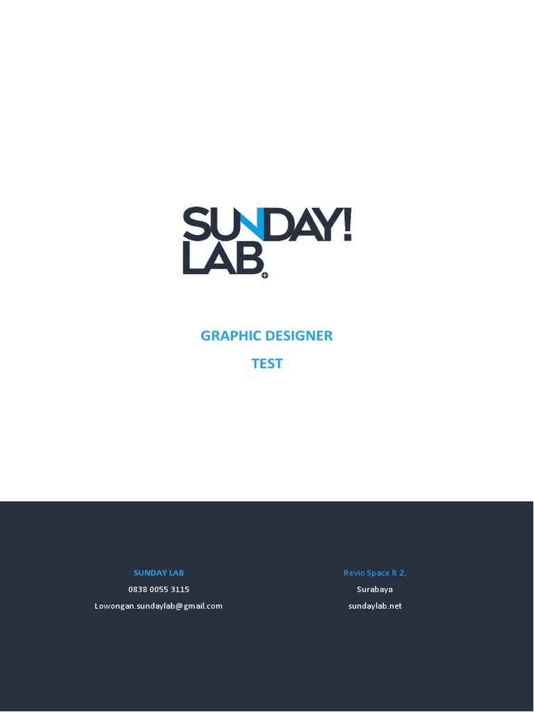 Graphic Designer Test PDF | PDF