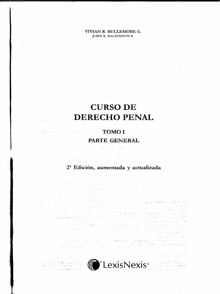 Bullemore PG1 2a Ed 2007 PDF | PDF | Derecho penal | Criminología