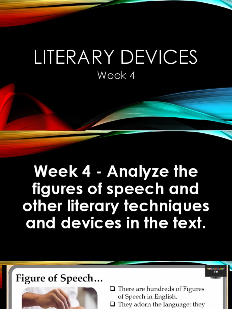 Literary Devices | PDF | Narration | Narrative
