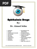 Common Ophthalmic Eye Drops | PDF | Glaucoma | Drugs