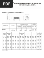 Ficha Tecnica Perno Estructural Astm A 325 Tipo 1 | PDF | Tornillo | Conocimiento procedimental