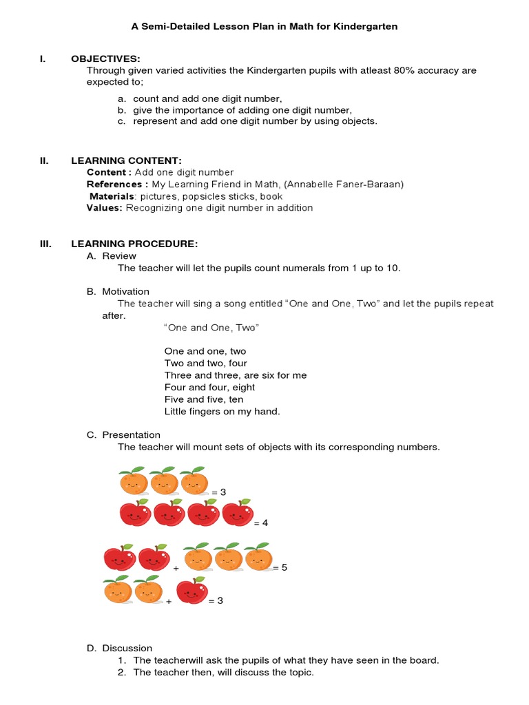 Semi MATH | PDF | Lesson Plan | Teachers