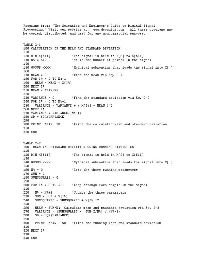 The Scientist and Engineer's Guide To Digital Signal Processing. | PDF ...
