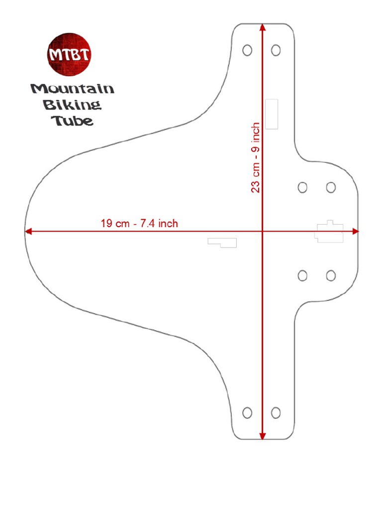 Mountain Biking Tube Template MTB Marshguard Front Fender MTBT PDF | PDF