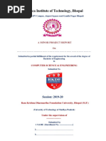 Major Project: Front Page, Certificate & Acknowledgement Format | PDF ...