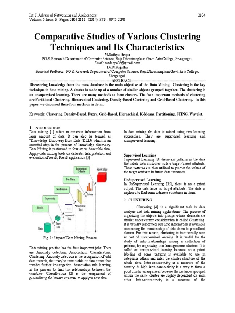 Clustring Pdf Cluster Analysis Data Mining 3485