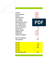 Format Backup Data Proyek Konstruksi | PDF
