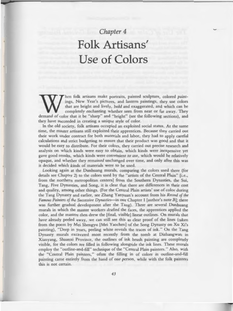 Chinese Painting Colors by Yu Feian Tran PDF | PDF | Paintings ...