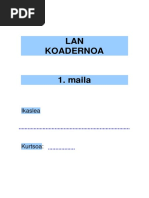 Lh6. Maila Errepasoa 2021.2022 | PDF