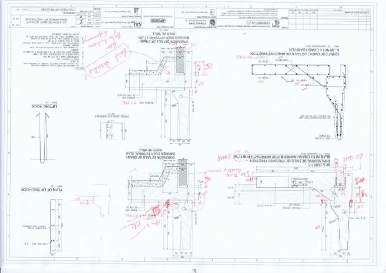 Crash Barrier With Friction Slab | PDF
