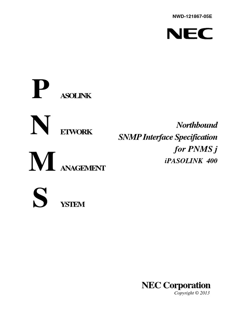 Mib PNMSJ Ipasolink 400 | Download Free PDF | File Transfer Protocol | Port (Computer Networking)