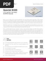 Quectel Rg500Q Series: Iot/M2M-Optimized | PDF | 4 G | Service Industries