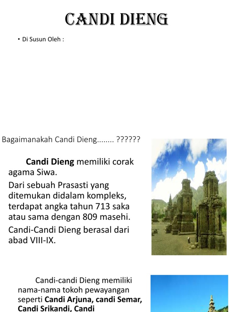 Candi Dieng.1pptx | PDF | Seni