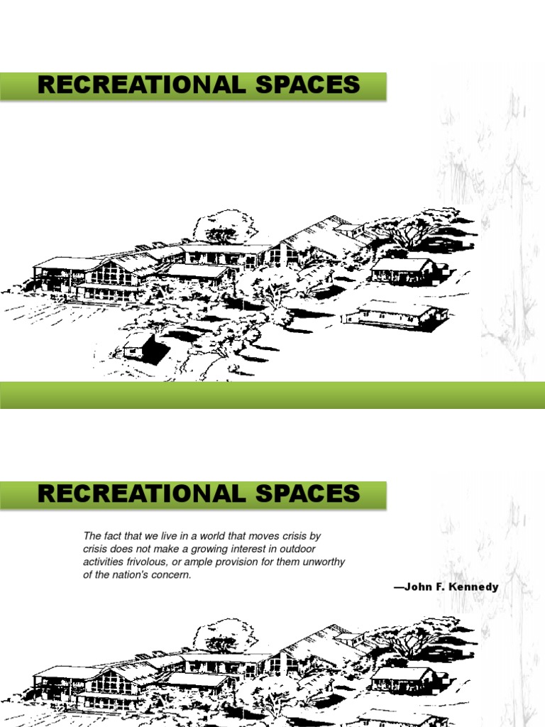 Recreational Spaces | PDF | Parks | Community