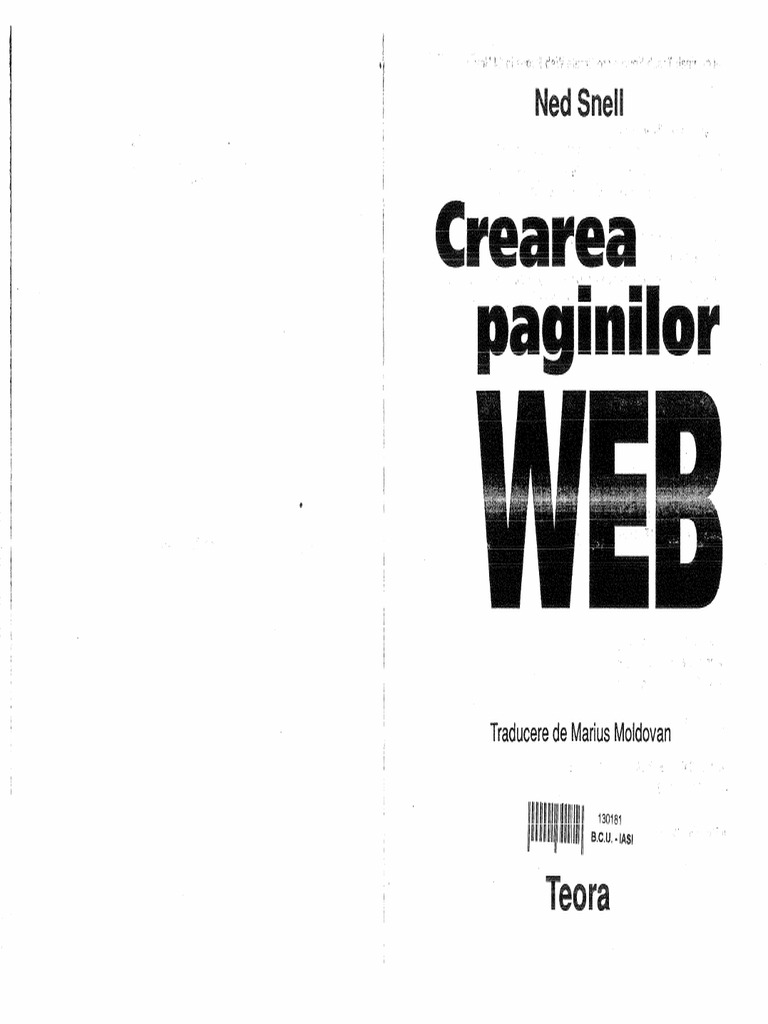 Pagini WEB - Mod de Creare PDF | PDF