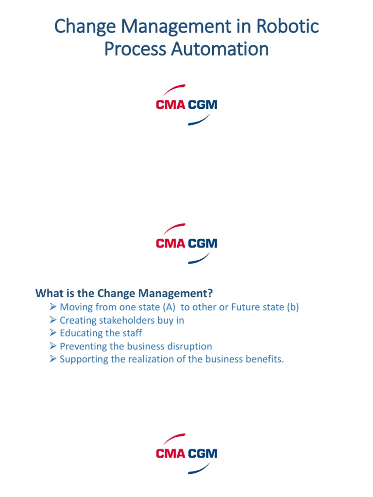 Change Management in RPA | PDF | Change Management | Automation