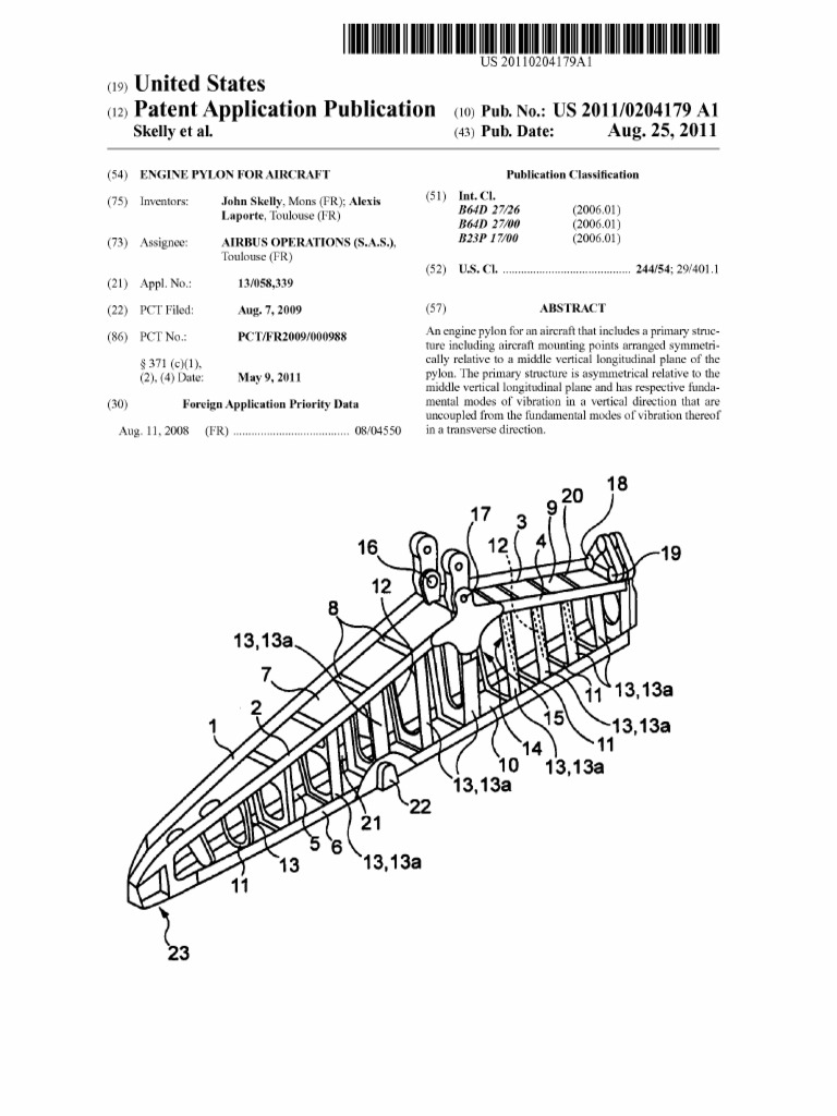 Engine Pylon PDF | PDF | Normal Mode | Aircraft