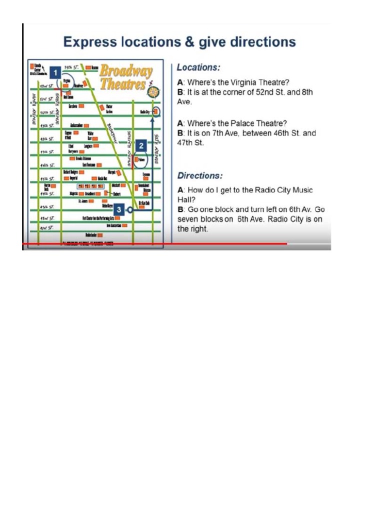 Express Locations and Give Directions | PDF