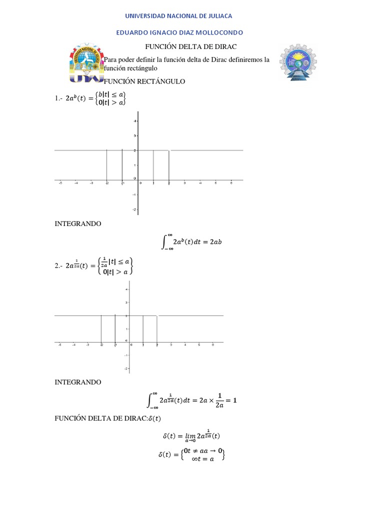 Funcion Delta de Dirac-2 | Integral | Lógica matemática