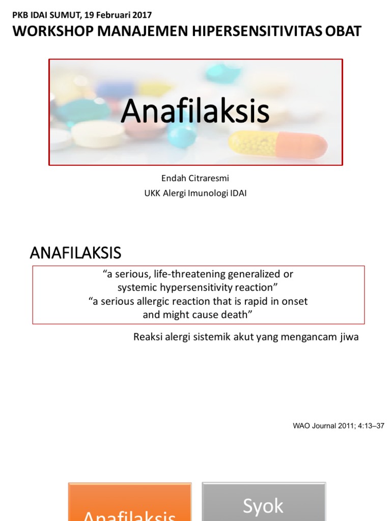 Manajemen Anafilaksis | PDF | Kesehatan Holistik
