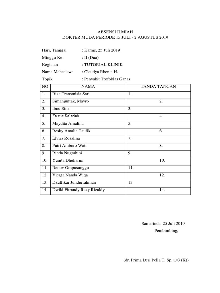 Absensi Tutorial | PDF