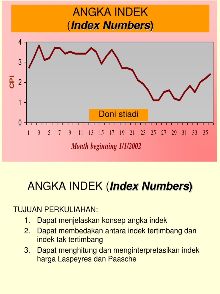 Angka Index | PDF | Metode & Bahan Ajar